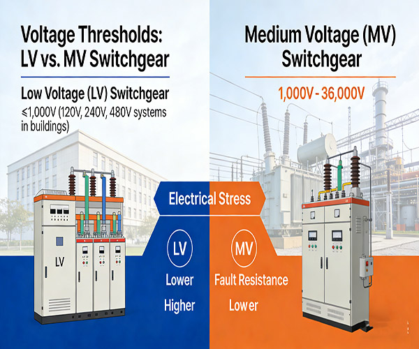 LV vs MV Switchgear: 10 Key Differences You Need to Know